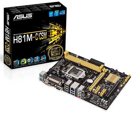 ASUS Haswell - Intel H81 Chipset Socket 1150 PCIe USB ATX Motherboard ...