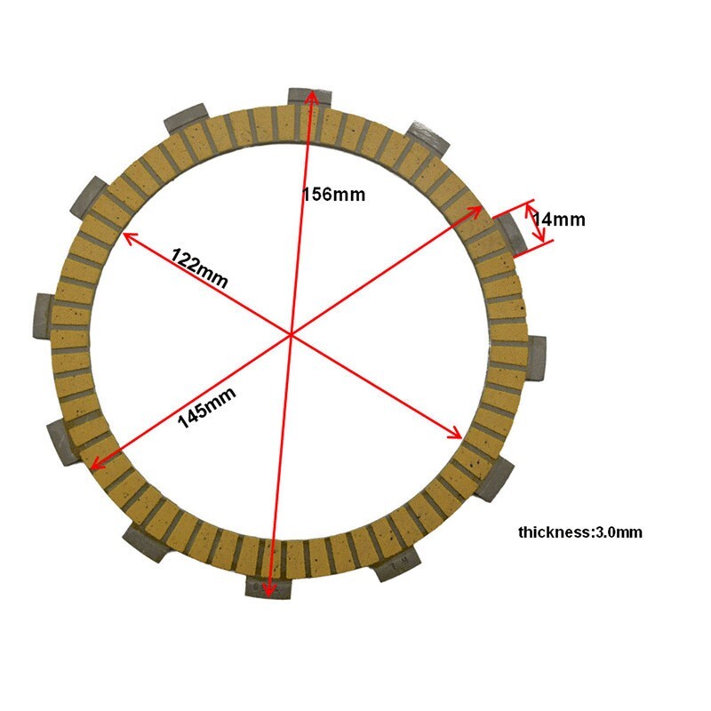 Discs Clutch/Coupling For Kawasaki zx400 zzr400 zz-r400 Zz-R 400 2004 ...