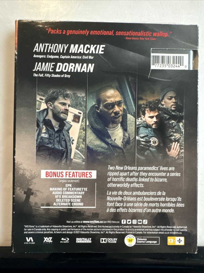 Synchronic (Blu-ray) 2019 Anthony Mackie, Jamie Dornan Rare OOP Slipcover Sealed | eBay