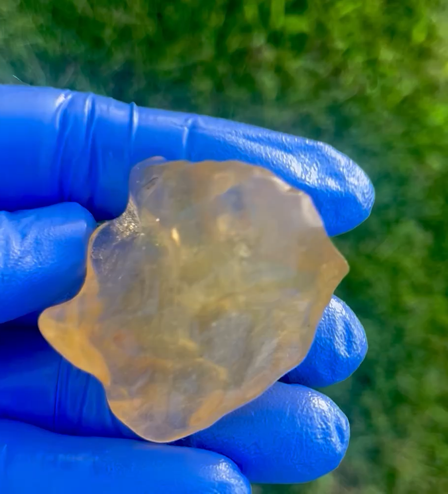 Libyan Desert Glass Meteorite Tektite impact specimen( 260 crt)Super ...