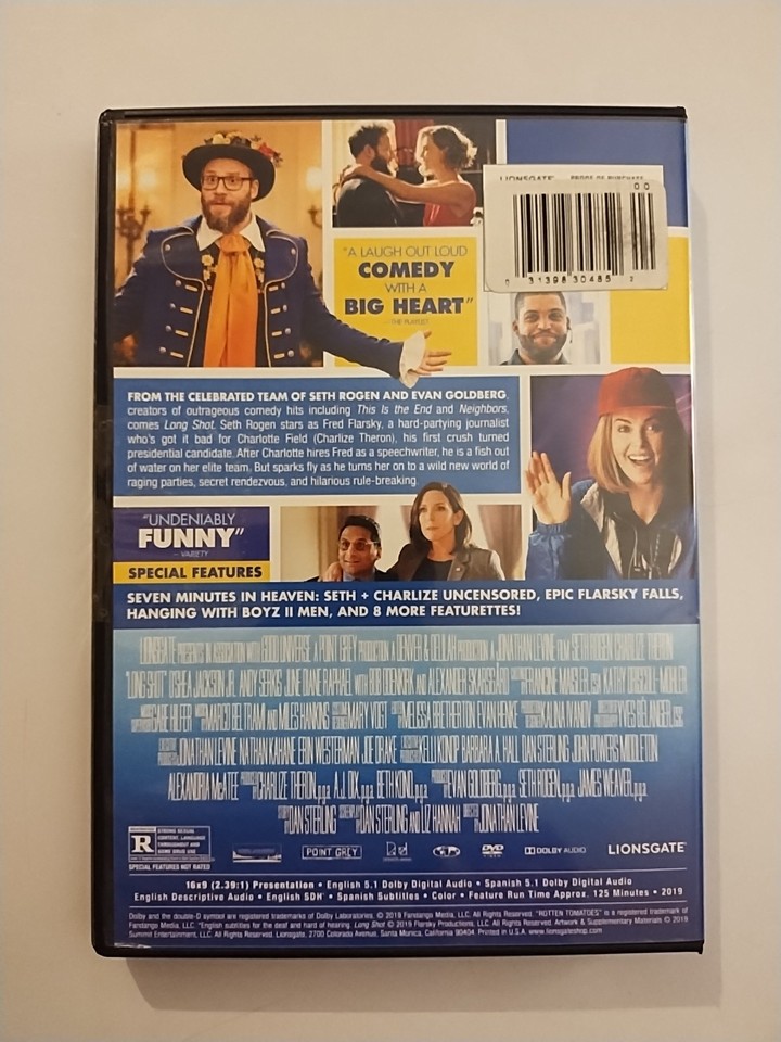 Long Shot (DVD Disc only "No Box or Artwork" Free Shipping 31398304845 ...
