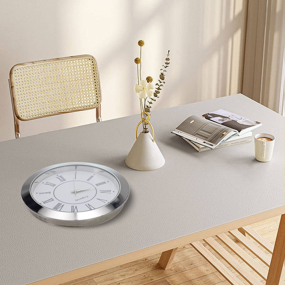 Round 55mm Clock Insert Mini Quartz Movement Scratch Resistant Glass ...