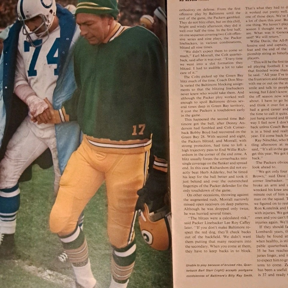 Sports Illustrated December 16 1968 A Dynasty Totters Green Bay Packers ...