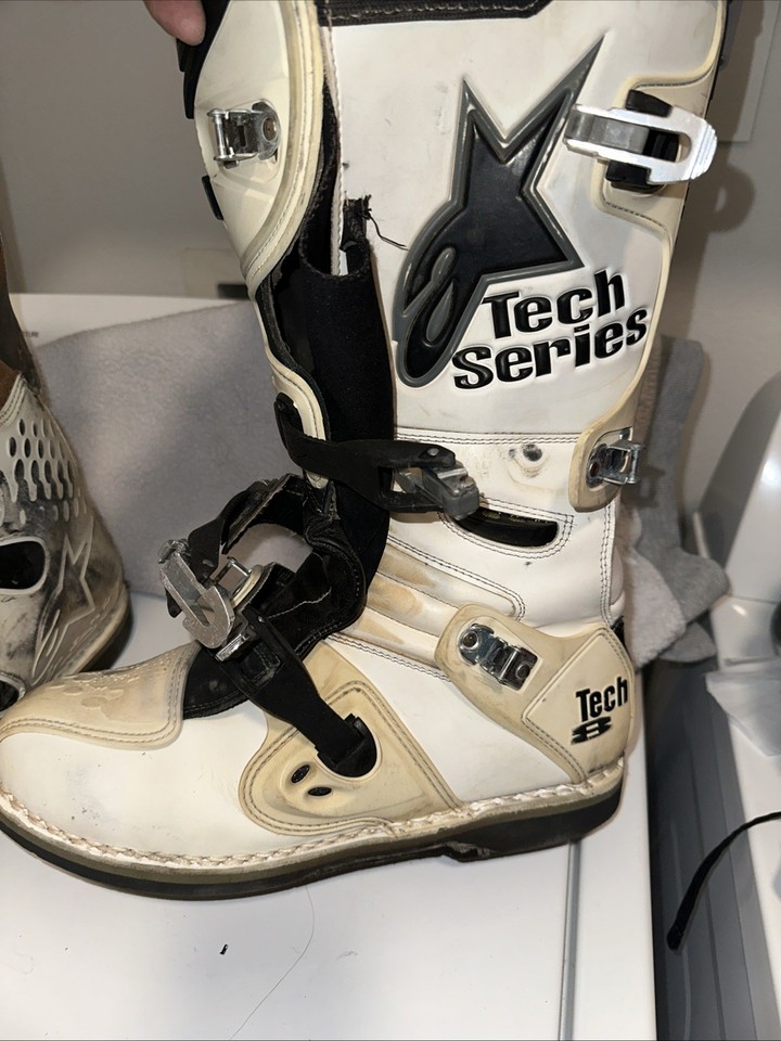 Alpinestars Tech 8 Off Road Dirt Bike Motocross Boots Men's Size 12 ...