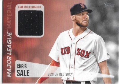 2019 Topps Series 1 Baseball Major League Materials Chris Sale Red Sox ...