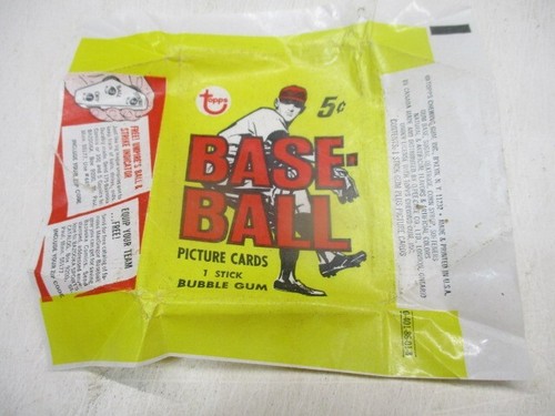 1968 Topps Baseball 5c Wax Pack Wrapper | eBay