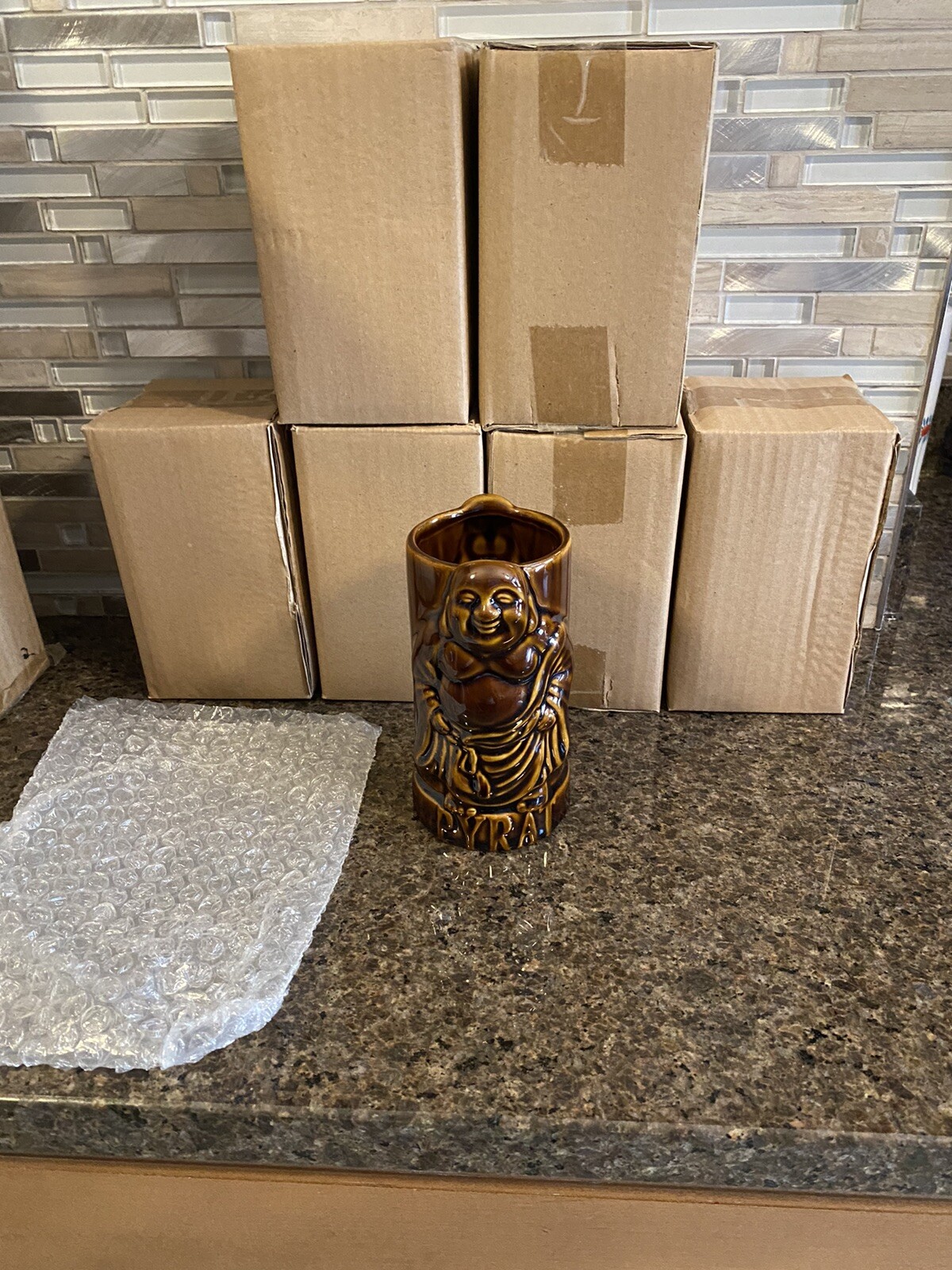 Pyrat Rum -Buddha Tiki ceramic mugs- Set Of 12 | eBay