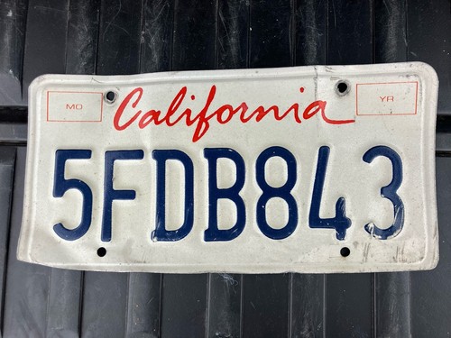 California License Plate Souvenir Route 66 Art Decor Man Cave Beauty | eBay
