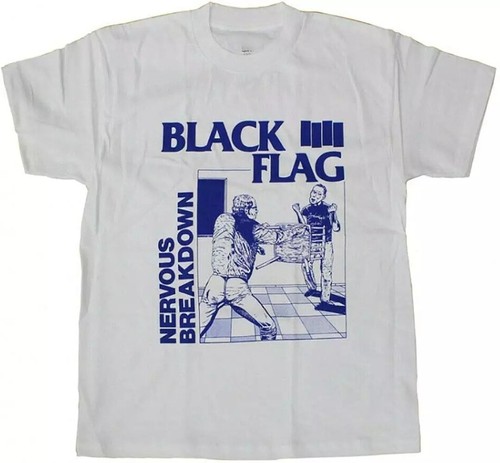 Black Flag T-Shirt Nervous Breakdown Punk Band Tee | eBay