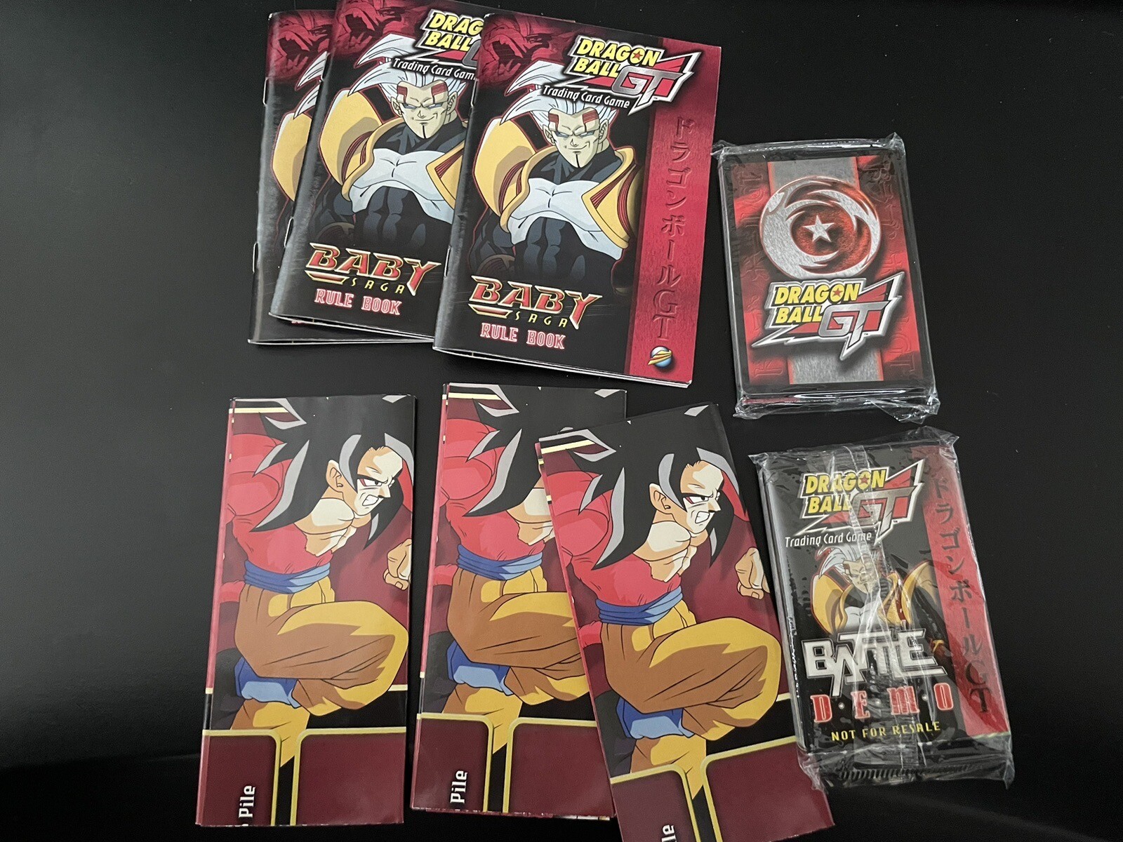 Dragonball GT DBZ Score Battle Cards Demo Pack With Books & Mats Baby ...