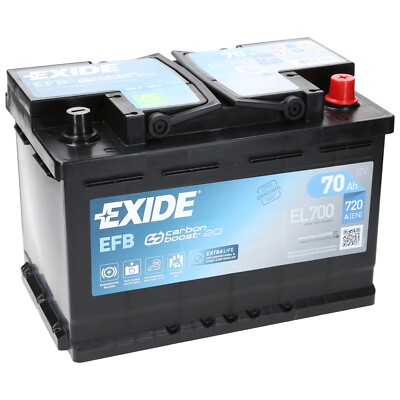 Exide EFB EL700 70Ah 720A Autobatterie Starterbatterie L3 | eBay