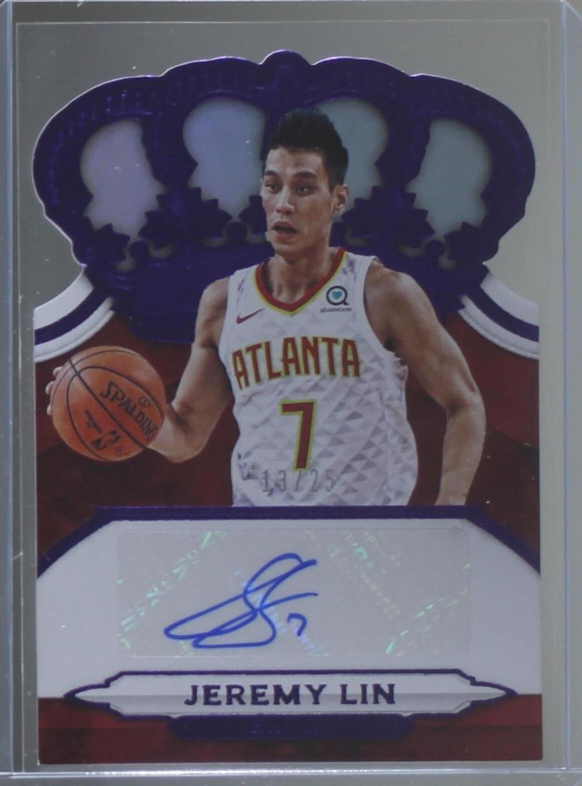 2018-19 Panini Crown Royale - Crown Autographs Jeremy Lin #CA-JLN ...