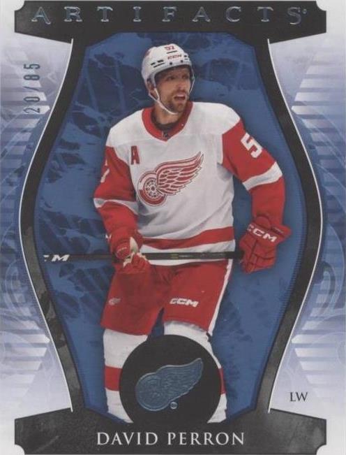 2023-24 Upper Deck Artifacts - Light Blue Steel #9 David Perron /85 for ...