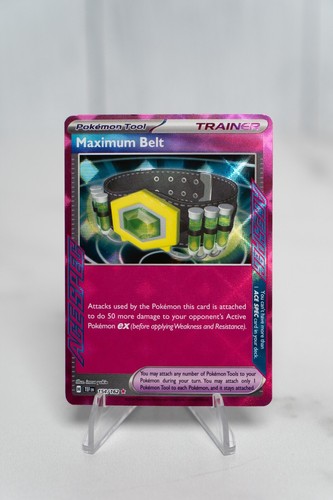 Pokemon - Maximum Belt - 154/162 - Ace Spec Rare - Temporal Forces - NM ...