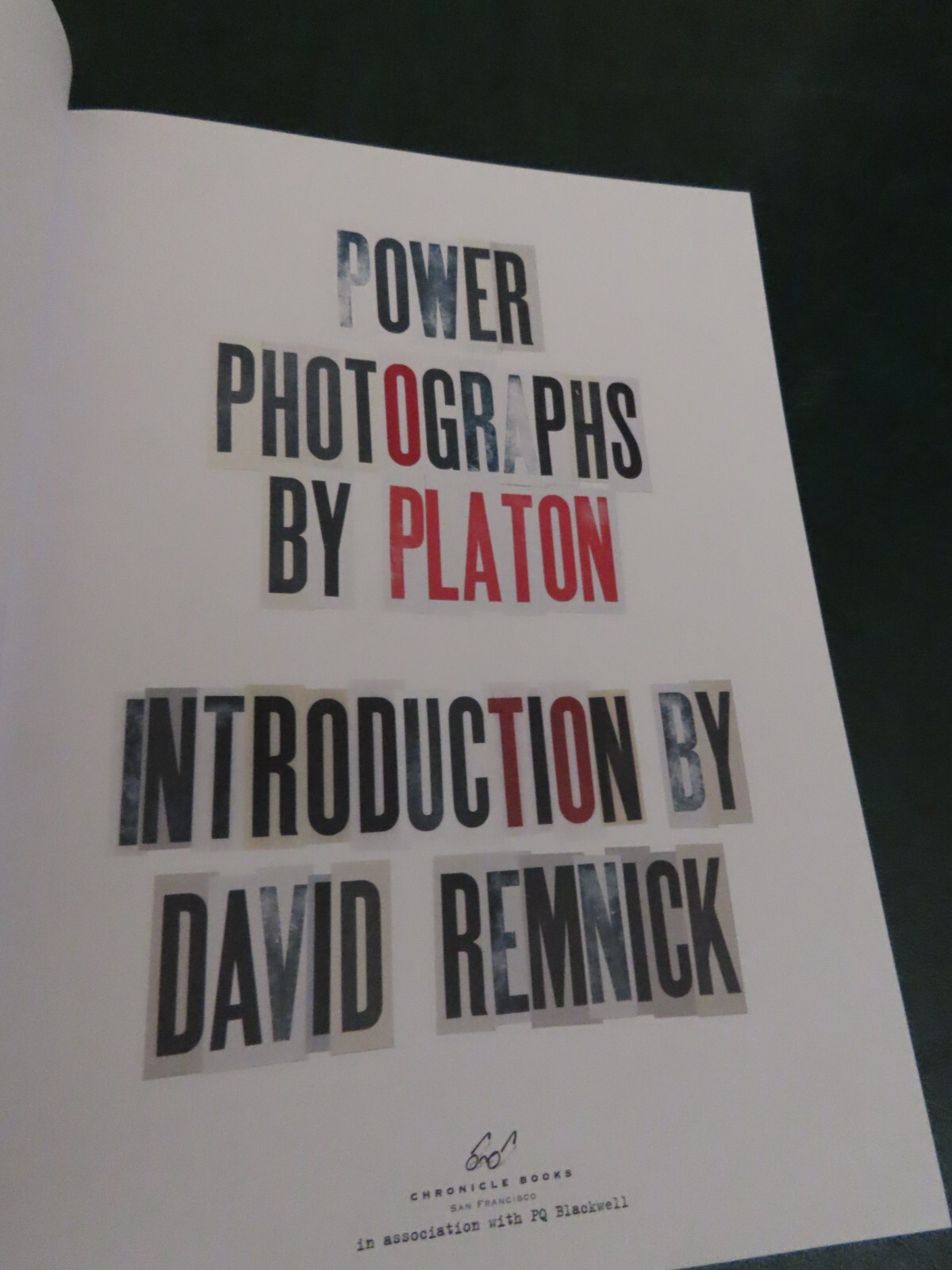 POWER PLATON SIGNED 1ST U.S. EDITION DAVID REMNICK INTRO CHRONICLE ...