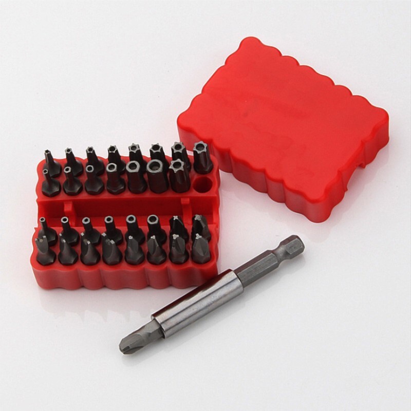 33PC SCREWDRIVER SECURITY BIT SET TAMPERPROOF HEX KEY SPANNER TORX TRI-WING UK | eBay UK