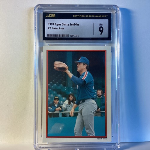 1990 Topps All Star Collectors Edition Glossy Send In Set Nolan Ryan #2 ...