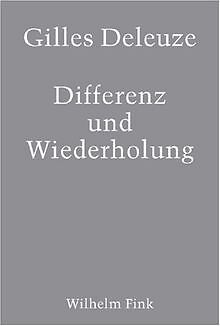 Differenz und Wiederholung: Aus dem Französischen von... | Livre | état ...