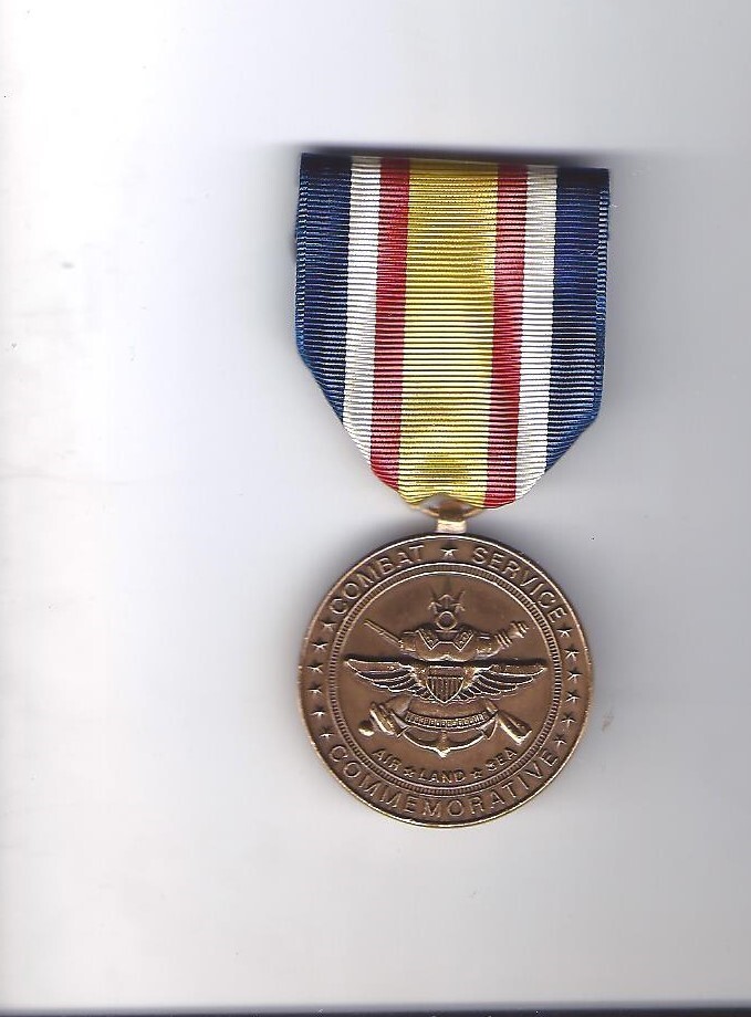 Combat Service Commemorative full size award medal | eBay