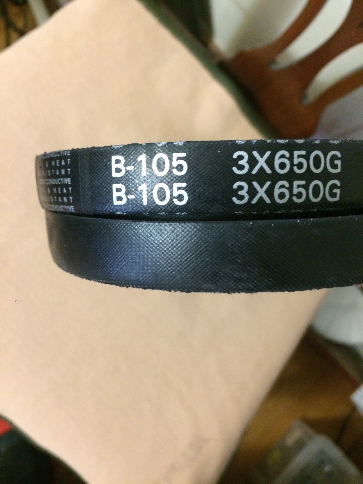Dayton B105 Belt - 3X650G Premium Grade V-Belts | eBay