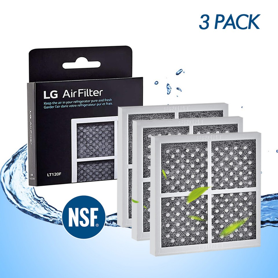 1/2/3/4 Pack LG LT120F Fresh Air 6 Month Replacement Refrigerator Air ...