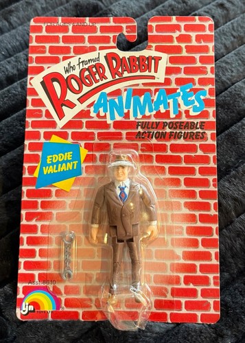 1988 WHO FRAMED ROGER RABBIT Animates LJN Toys - Eddie Valiant - MINT ...