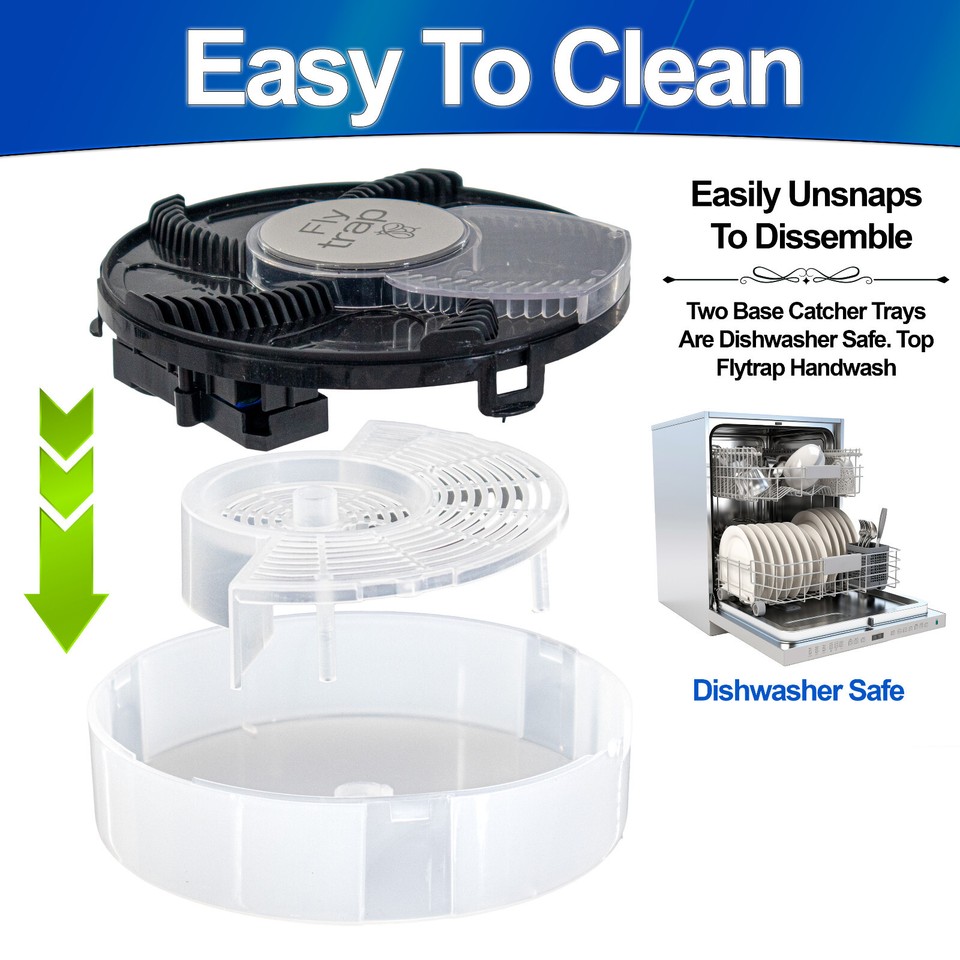 Electric Bug Fly Trap Mosquito Killer Turntable USB Powered Insect ...