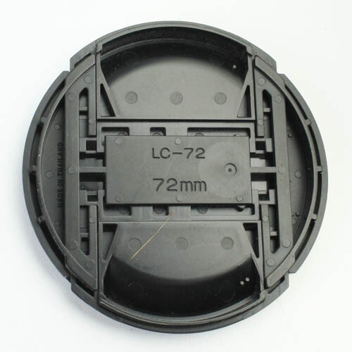 Nikon - LC-72 - 72mm - Snap-On Black/Silver Plastic - Front Lens Cap | eBay