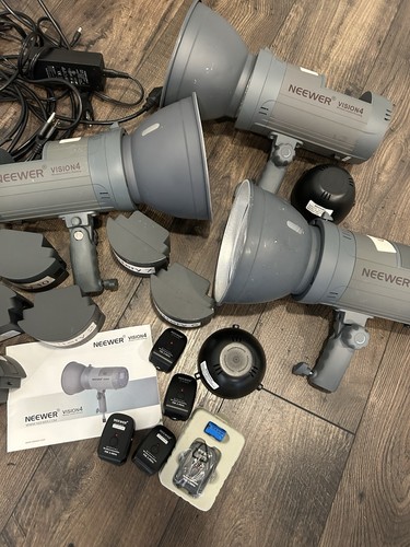 Neewer Vision 4 300W Indoor/Outdoor Studio Flash Strobe Remote Trigger ...