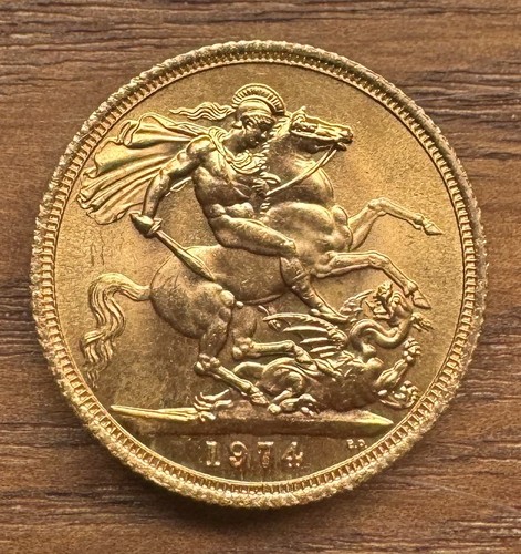 GD74S GB UK UNITED KINGDOM 1974 0.235OZ GOLD PROOF SOVEREIGN COIN IN CAPSULE | eBay UK