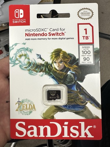 SanDisk Zelda Tears The Kingdom 1TB micro SDXC Memory Card Nintendo ...