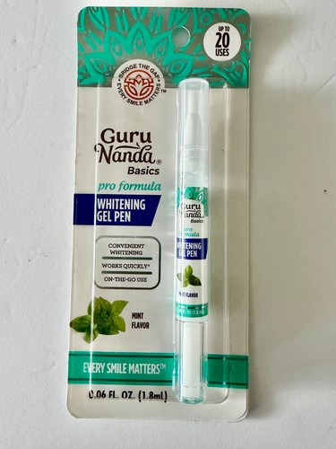 Guru Nanda Whitening Gel Pen Mint Flavor Pro Formula Teeth Whitening ...