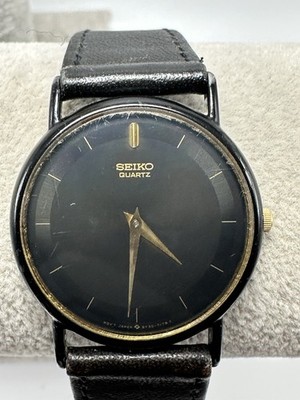 Seiko 5Y30-7039 New Battery Thin Vintage Watch 31MM 7" Leather Band P53 ...