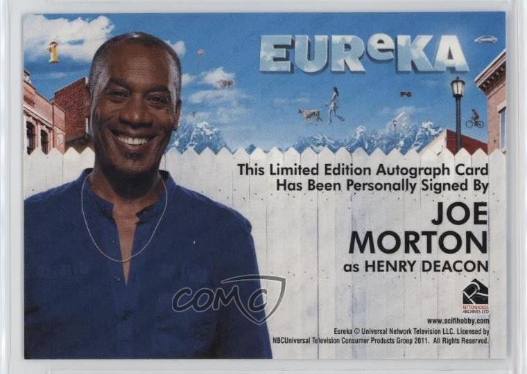 2012 Rittenhouse Eureka Expansion Set Joe Morton as Henry Deacon Auto ...