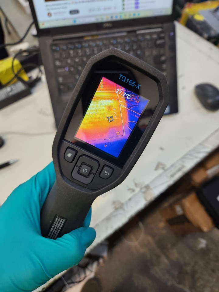 FLIR TG165-X Thermal Imaging Camera with Bullseye Laser: Commercial ...