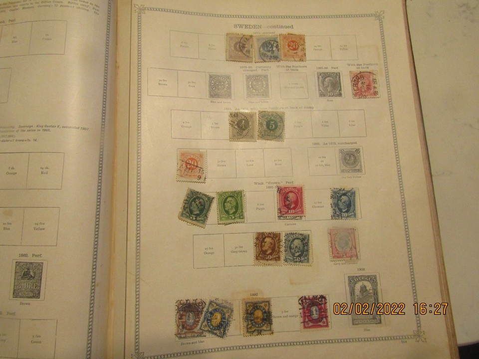 IDEAL STAMP ALBUM 500+ PAGES 1000+ MIXED (MAINLY FOREIGN) STAMPS UP TO ...