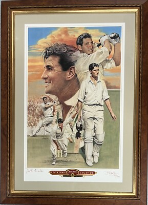 KEITH MILLER Signed Print Brian Clinton Limited Edition Museum Framed ...