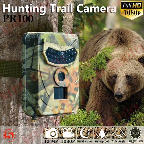 Hunting Trail Camera 20MP 1080P Game Outdoor Waterproof Wildlife ...