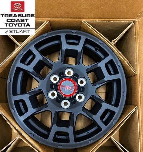NEW OEM TOYOTA BLACK TRD PRO (2021 STYLE) ALUMINUM 17 INCH WHEEL QTY 1 ...
