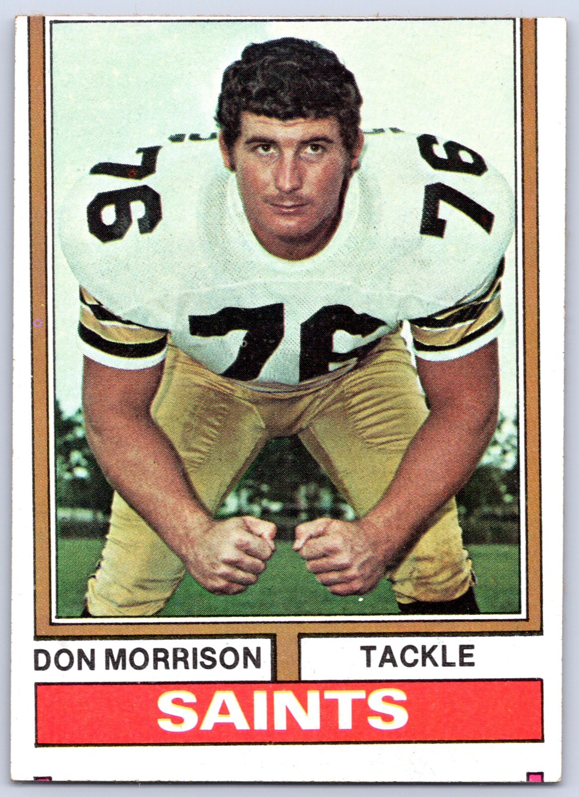 DON MORRISON 1974 TOPPS 74 NO 476 NRMINT 48093 | eBay