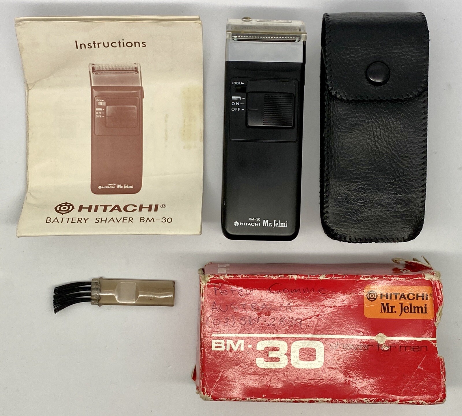 Vintage Hitachi BM-30 Mr Jelmi Battery Shaver - Mens Grooming - Made In ...