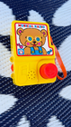 Shelcore Music Radio Toy Kids VIntage 1982 Sound Box Yellow Bear | eBay