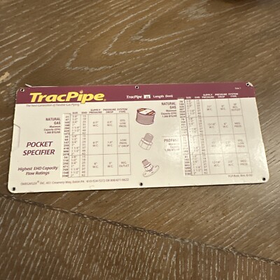 TracPipe Pocket Specifier. | eBay