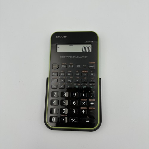 Sharp EL-501X Scientific Calculator w/ Cover Lime Green | eBay