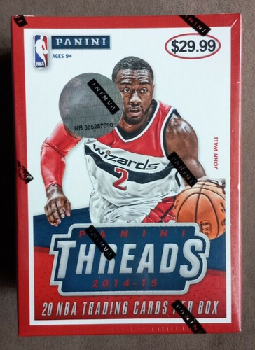 2014-2015 Panini Threads NBA Basketball Factory Sealed Blaster Box ~ 20 ...