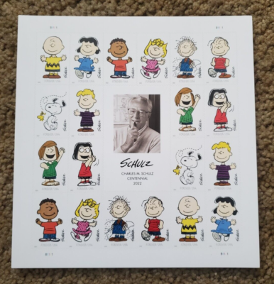 Peanuts 2022 Postage Stamps 20 Count Full Sheet Mint Charles Schulz | eBay