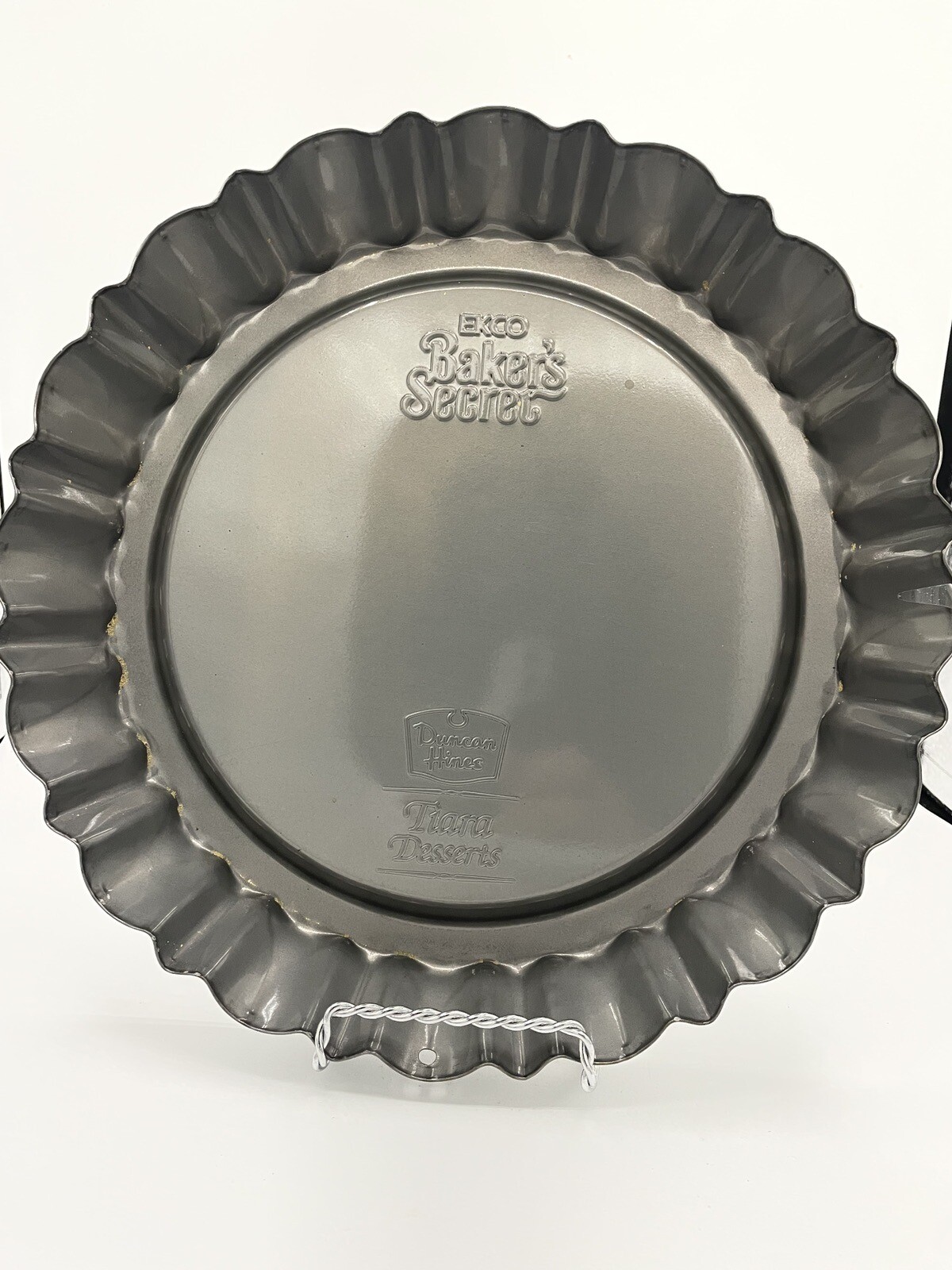 * 2 Pans!* Duncan Hines Tiara Desserts Ekco Bakers Secret Pie Tart ...