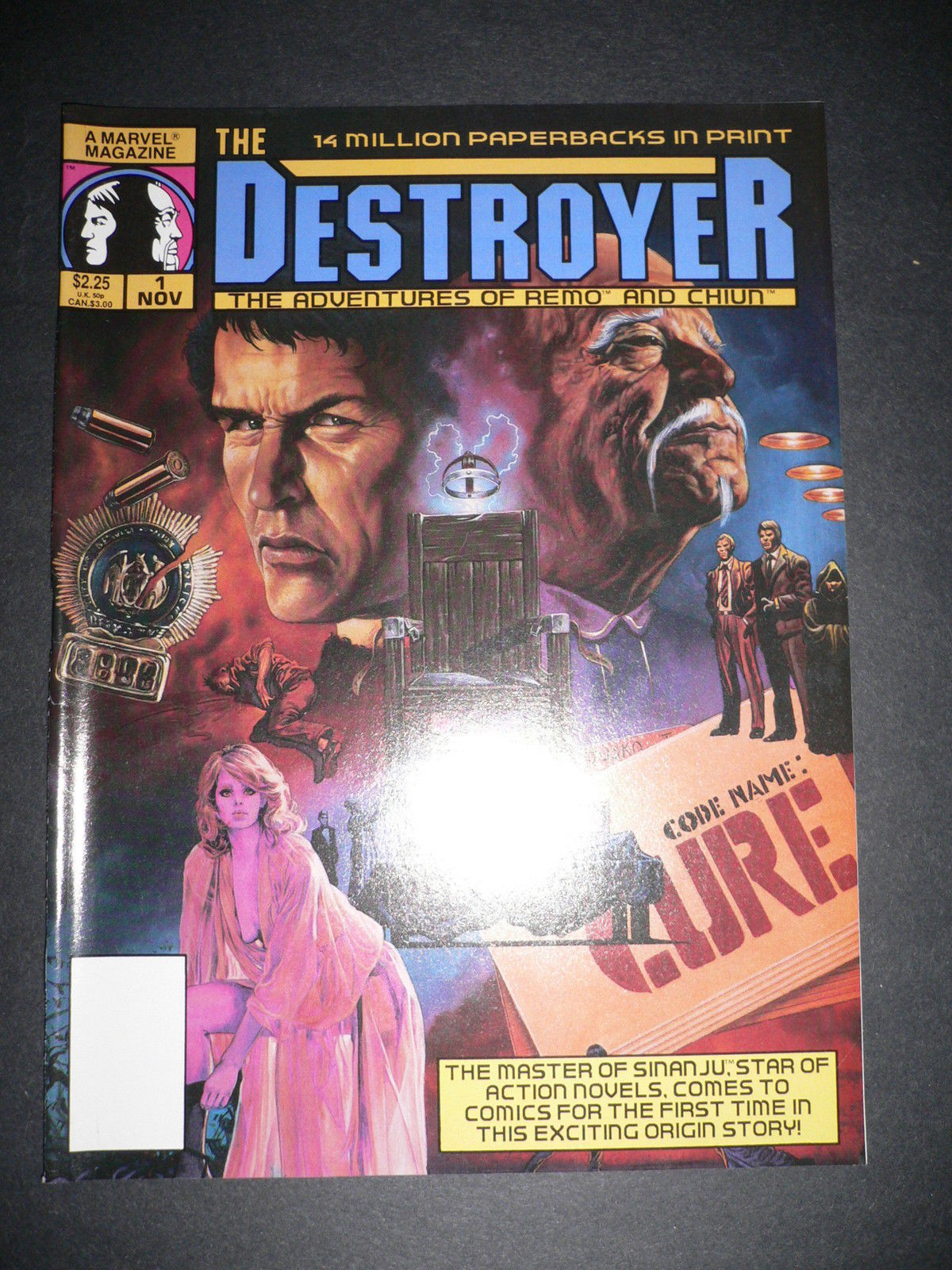 Destroyer The Adventures of Remo and Chiun #1 Marvel Magazine SONY 1989 ...