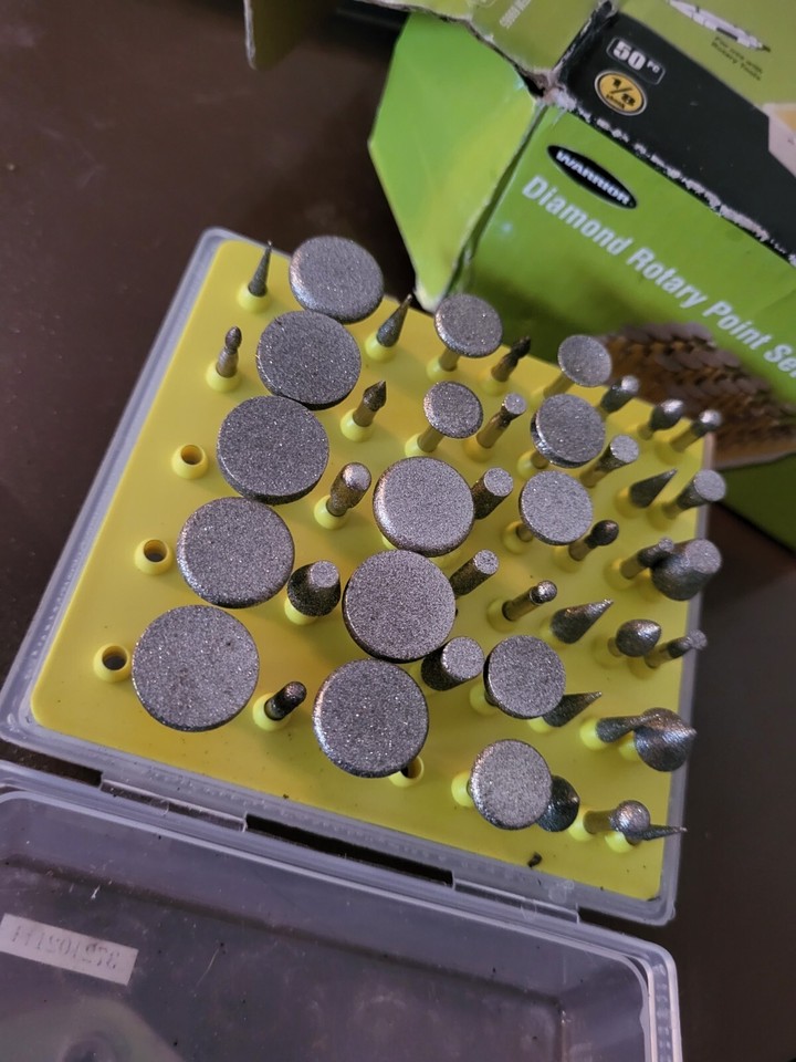 50 Pc Diamond Rotary Point Set - Warrior - 1/8 Shank | eBay