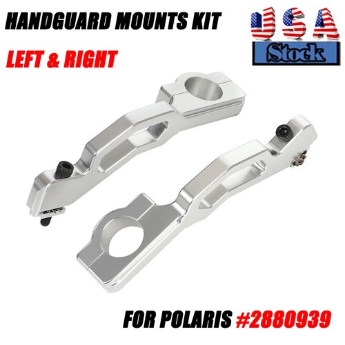 2X Handguard Mounts Kit Left / Right For Polaris Straightbar Snowmobile ...